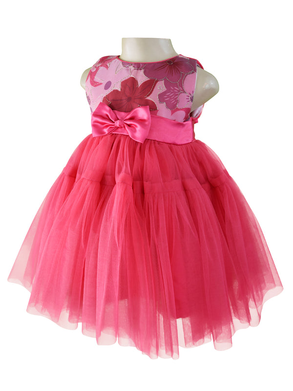Girls Party Dress | Faye Berry Embroidered Organza Dress - faye